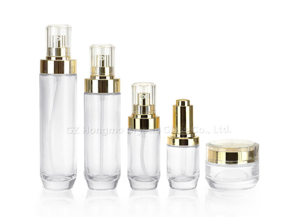 Luxury Cosmetic Glass Bottles And Jars Packaging For Personal Care 30ml ...
