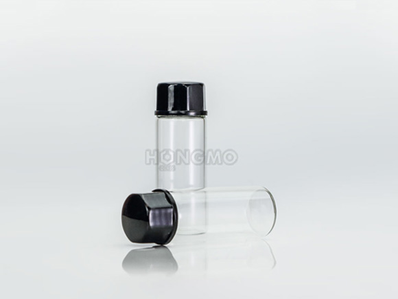1ml 3ml 5ml vial tube glass bottle with plug and screw cap - hongmoglass