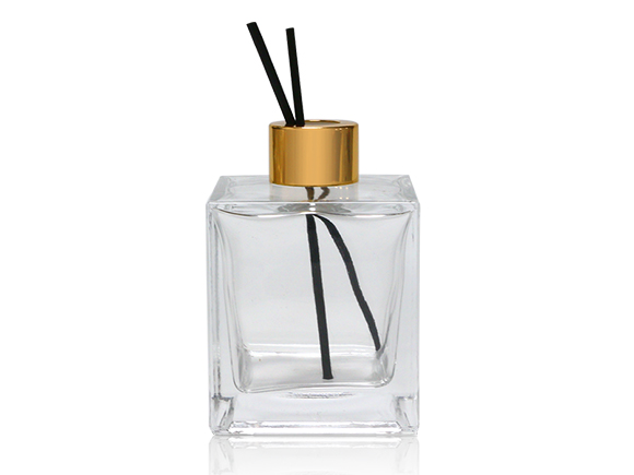 Cube Square Heavy Bottom 100ml 100 ml Clear Diffuser Glass Aromatherapy ...